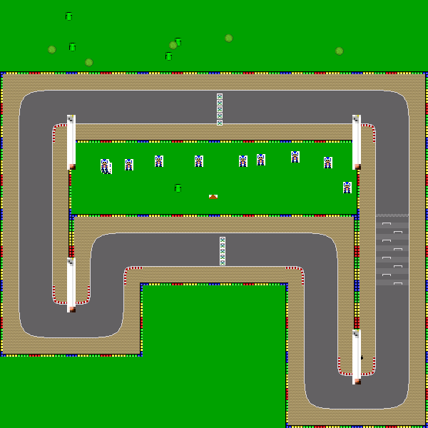 SNES Mario Circuit 1 - Mario Kart PC