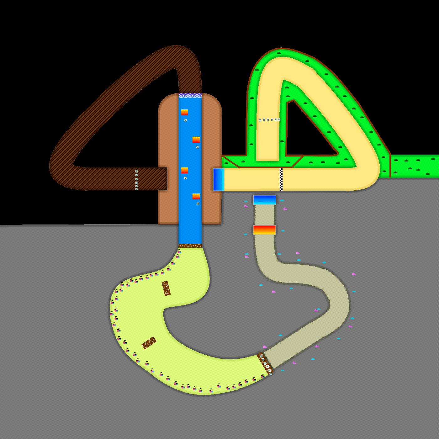 Waterfall Raceway - Mario Kart PC