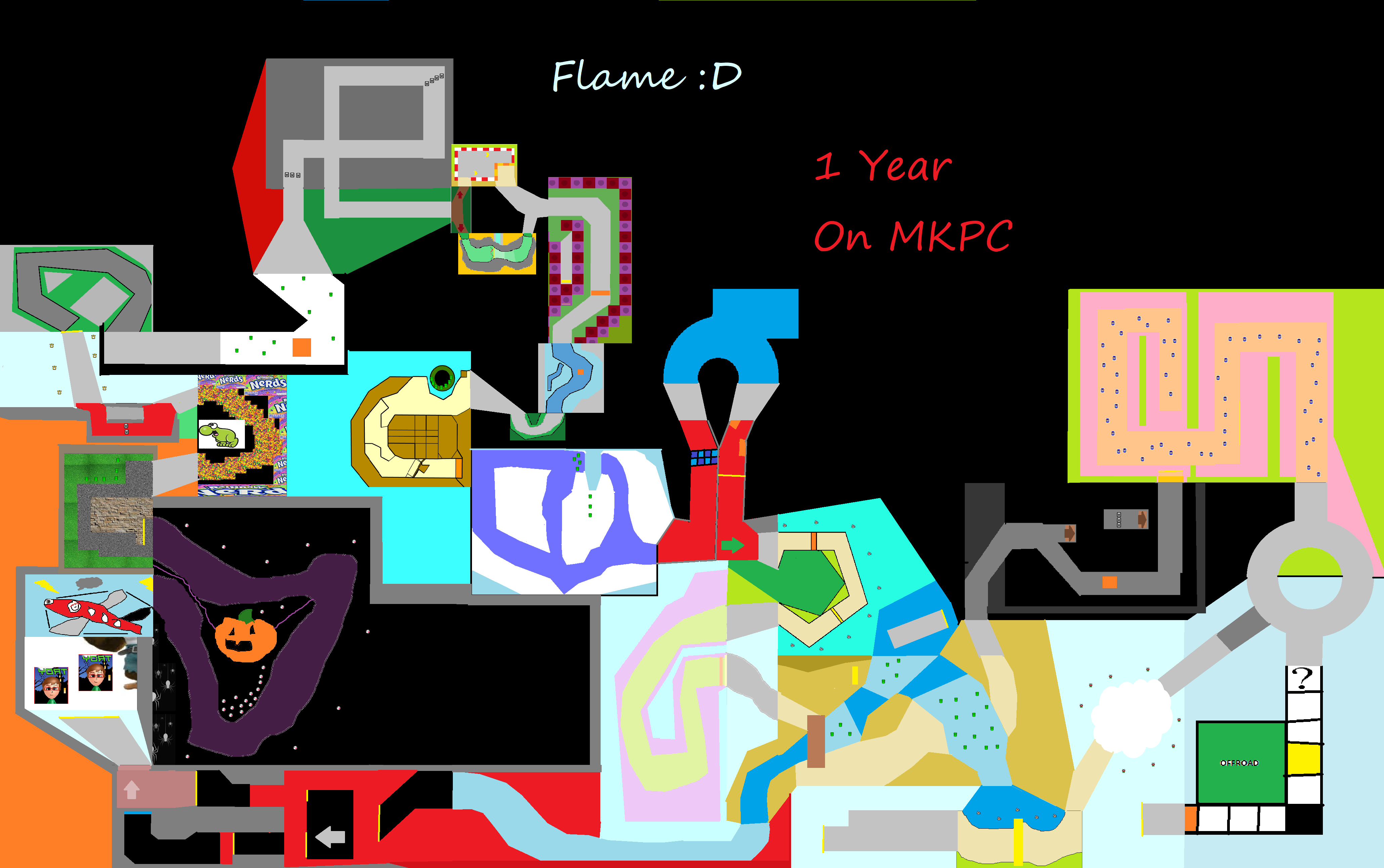 MS Paint Final Road - Mario Kart PC