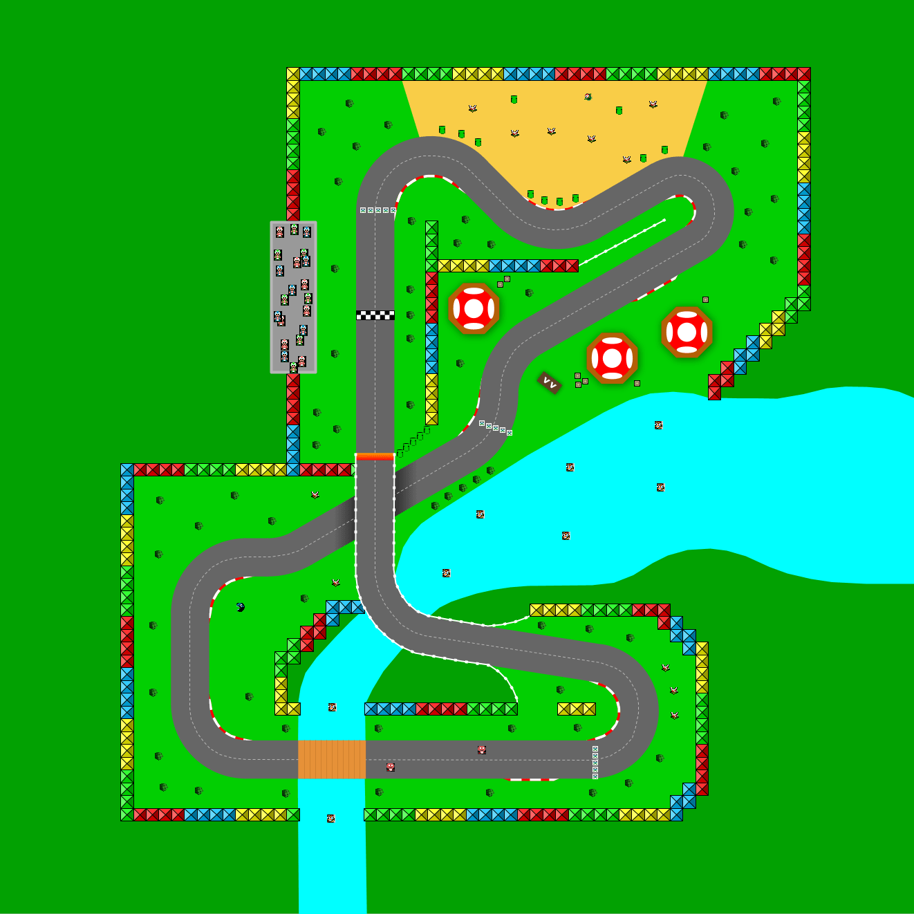 Toad Circuit (Remake) - Mario Kart PC