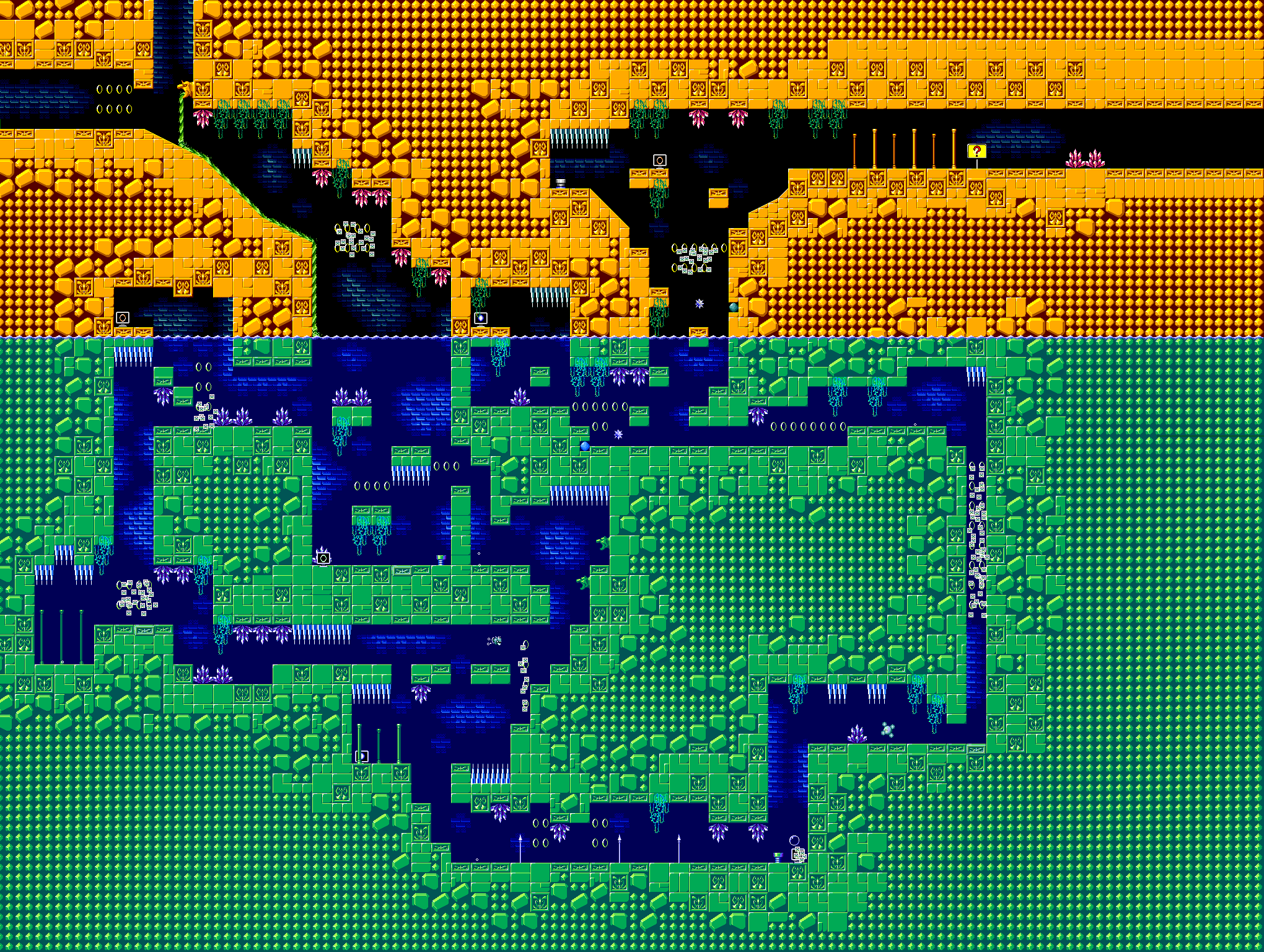 Sonic Labyrinth Act 1 (master system) - Mario Kart PC