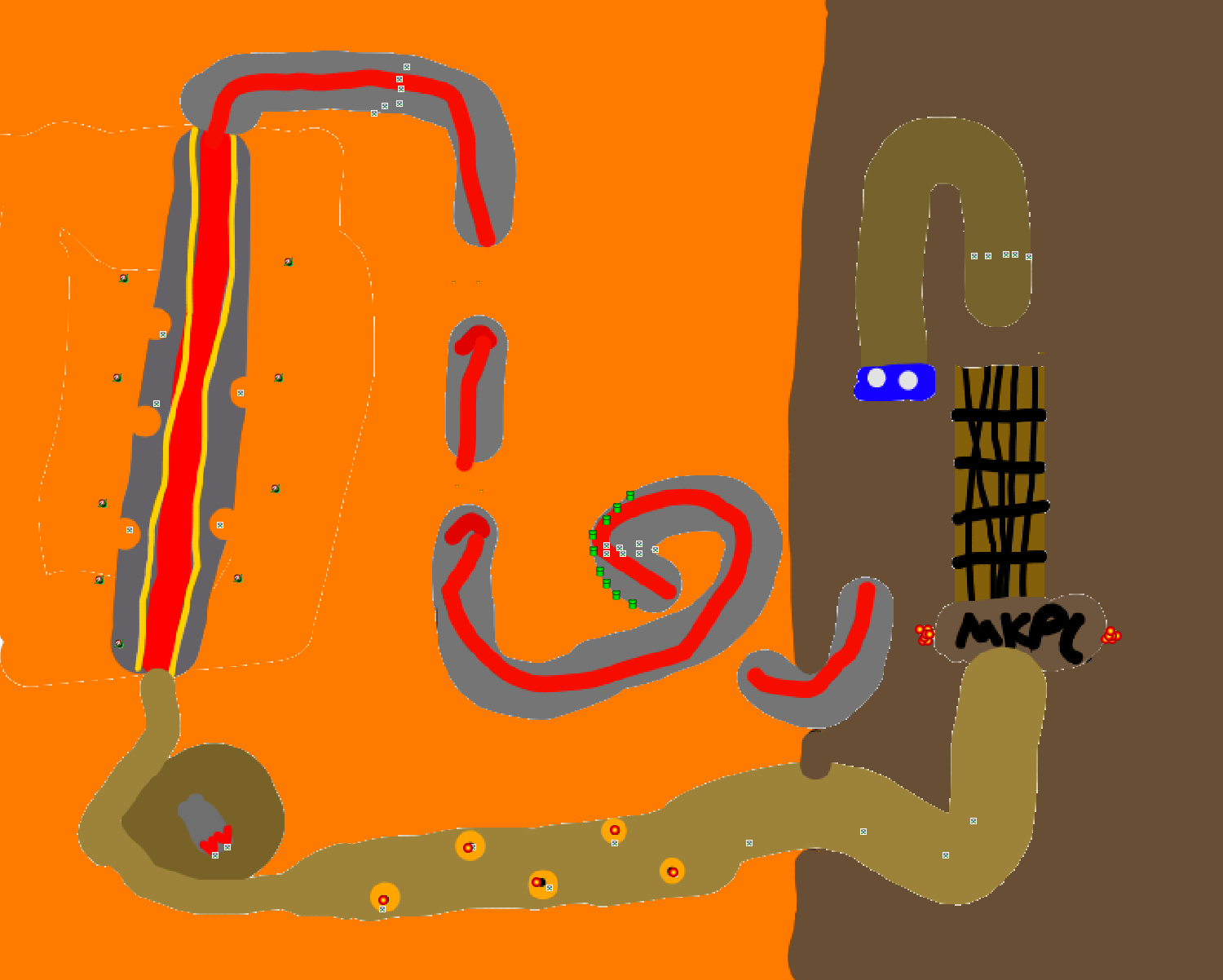 Unfair Respawn Castle - Mario Kart PC