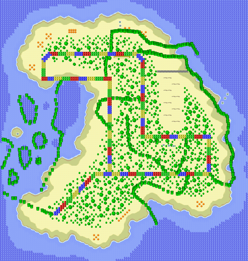 GBA SNES Koopa Beach 2-2 - Mario Kart PC