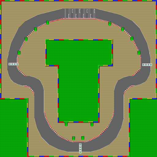 SNES Mario Circuit 5 - Mario Kart PC