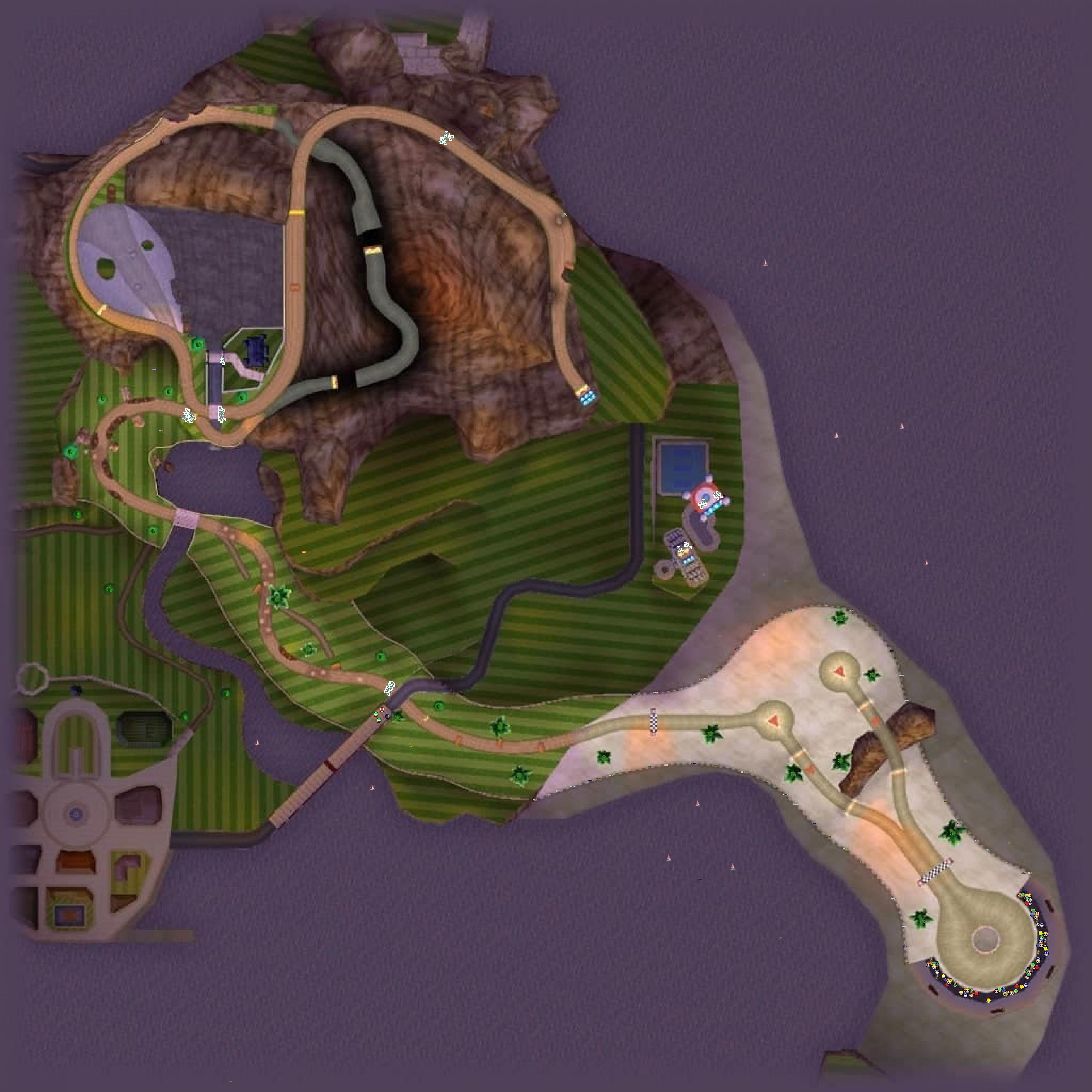 Wuhu Mountain Loop - Mario Kart PC