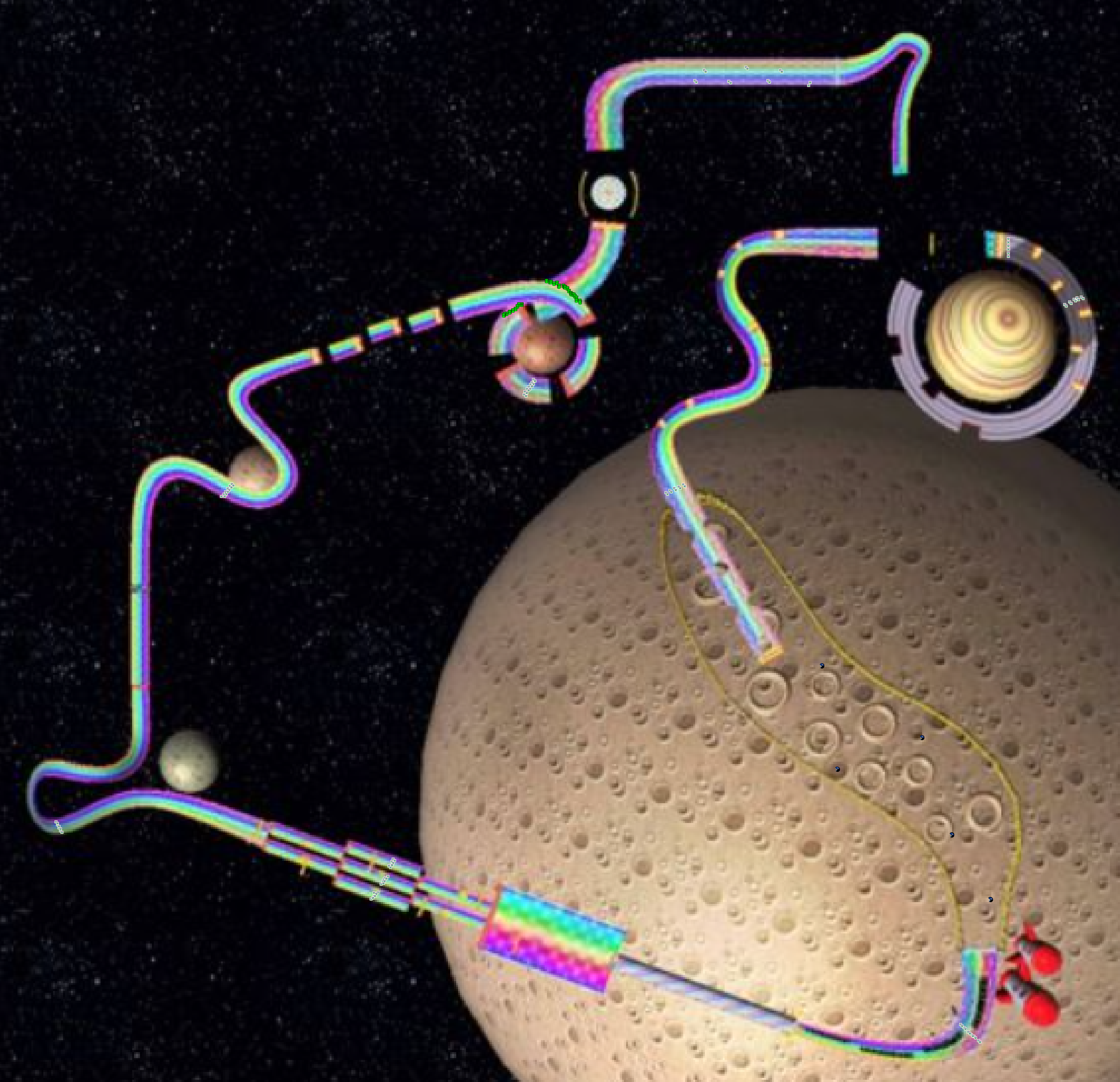 Route Arc-en-ciel - Mario Kart PC