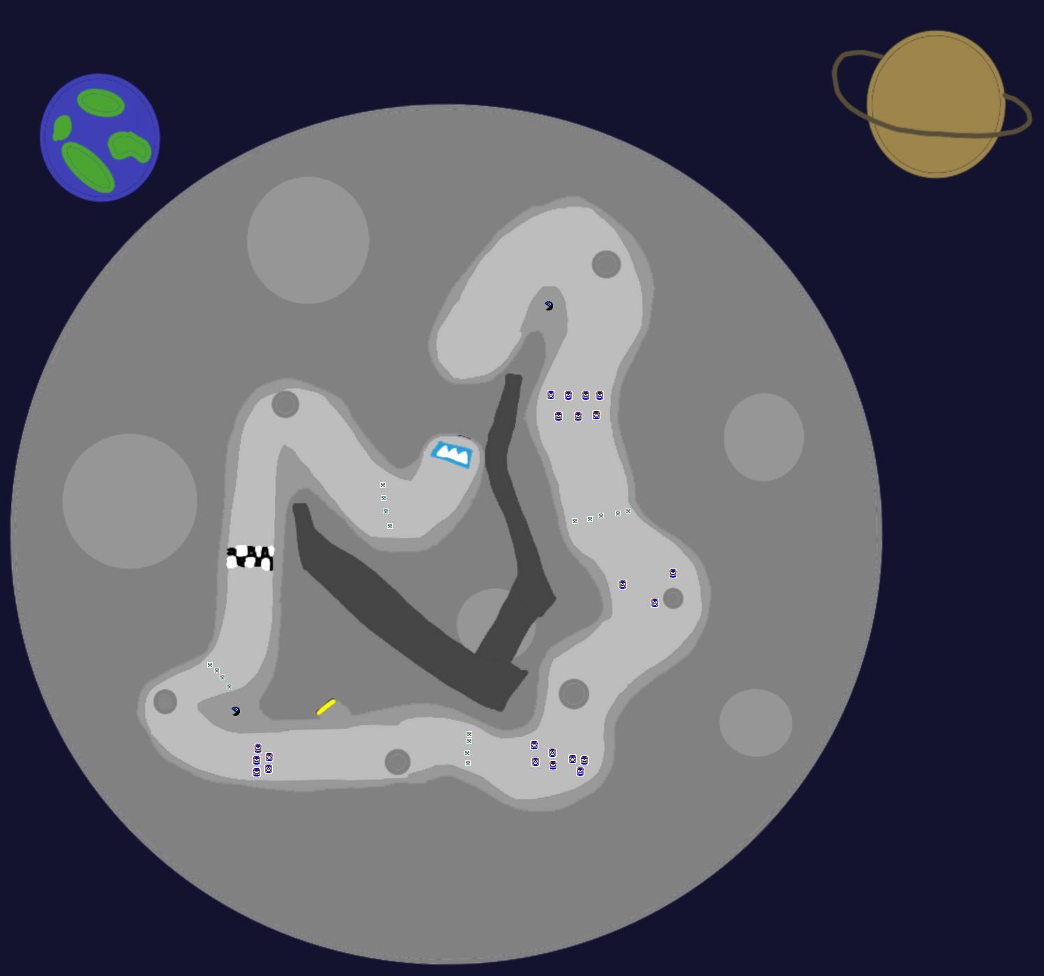 Moon-Top Motorway - Mario Kart PC