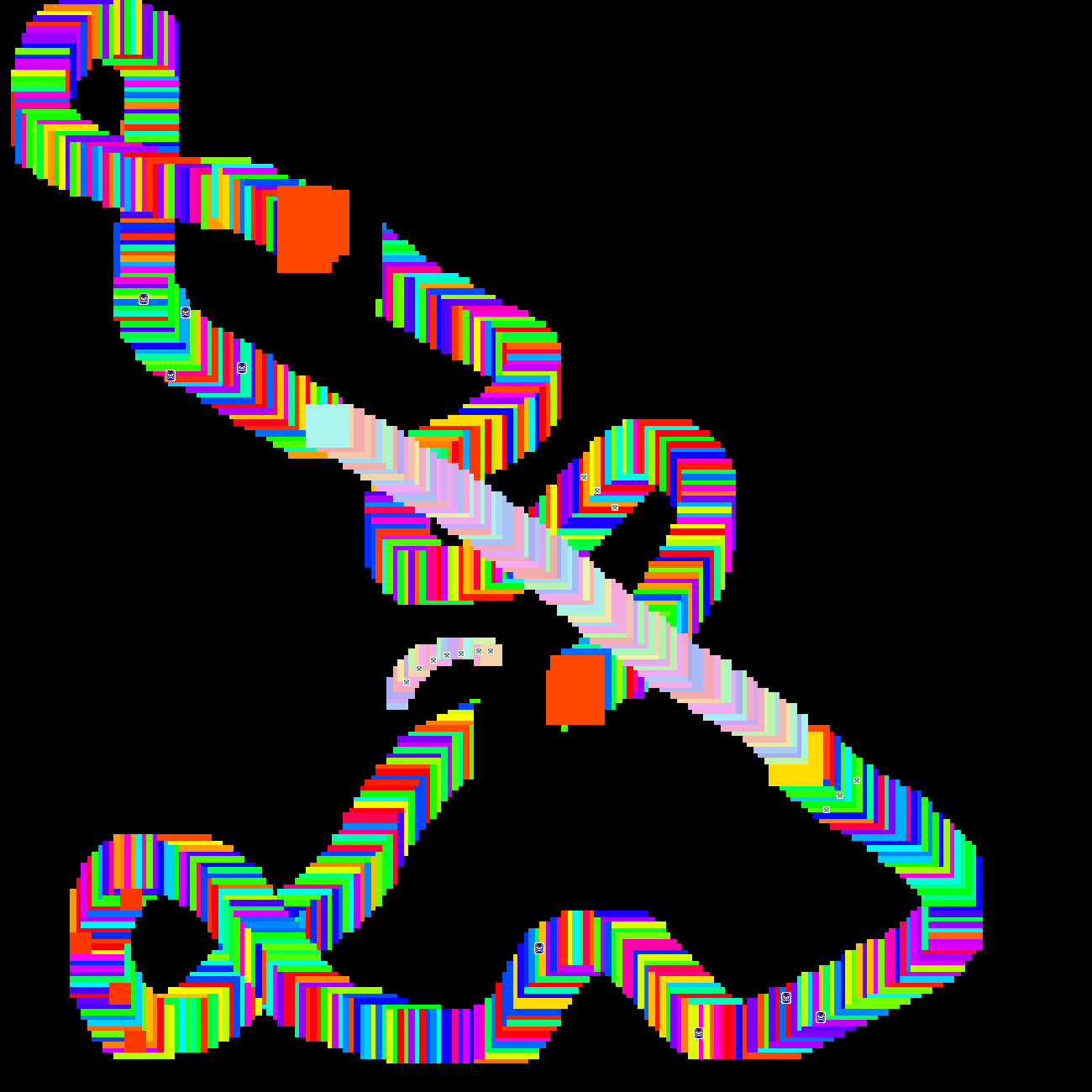 Unfinished GCN Rainbow Road - Mario Kart PC