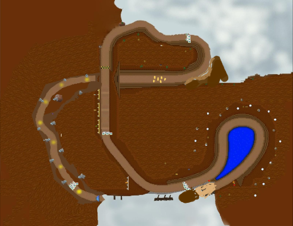 MKT N64 Choco Mountain - Mario Kart PC