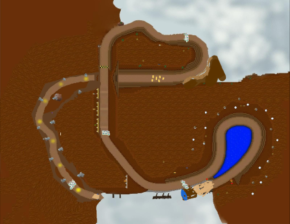 MKT N64 Choco Mountain R - Mario Kart PC