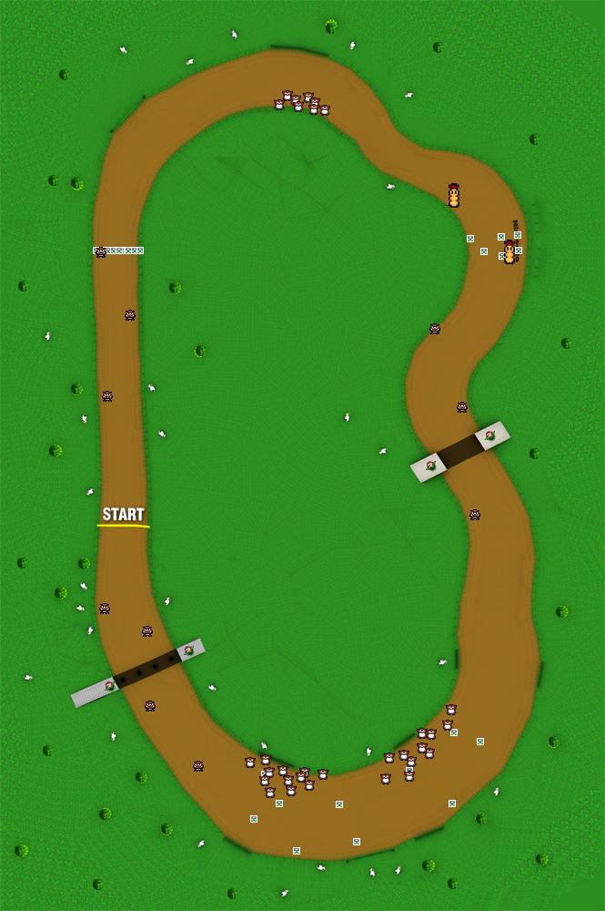 N64 Moo Moo Farm - Mario Kart PC