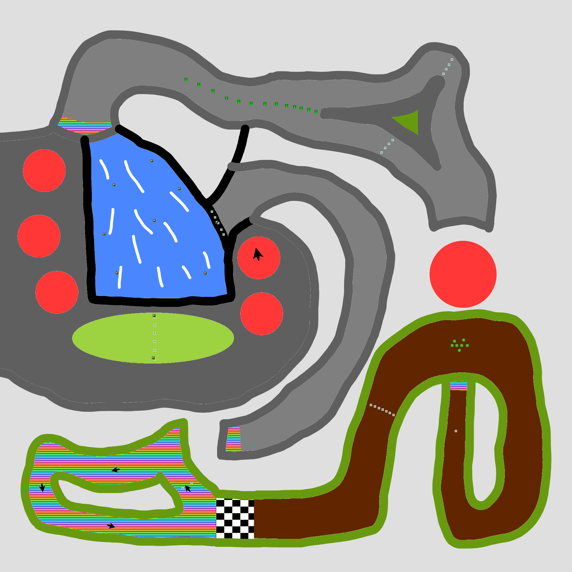Sketched Gorge - Mario Kart PC