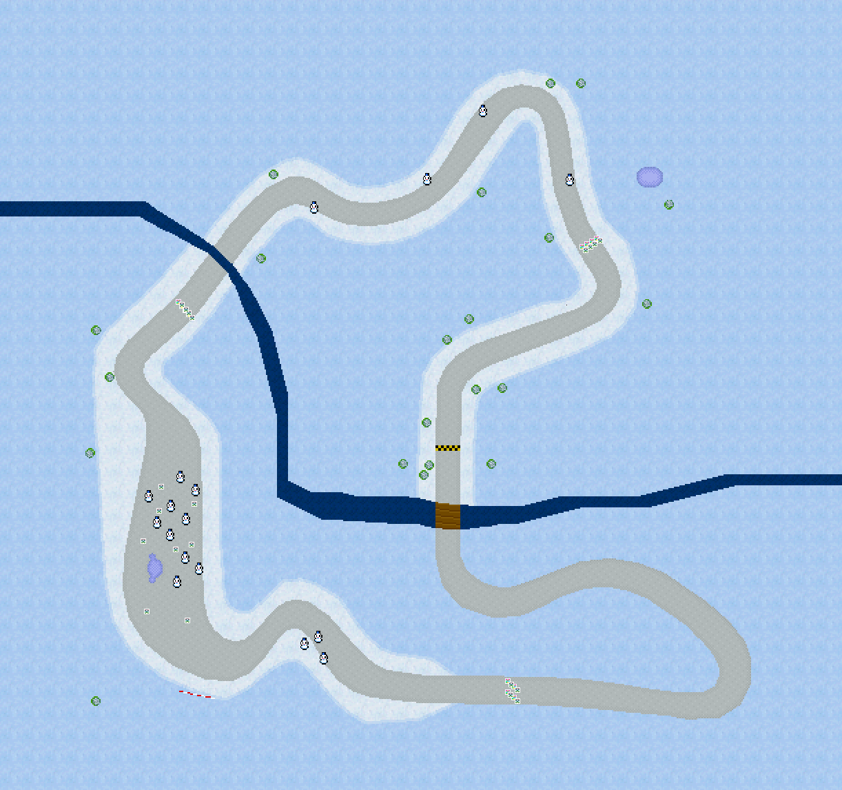 frappe snow land - Mario Kart PC