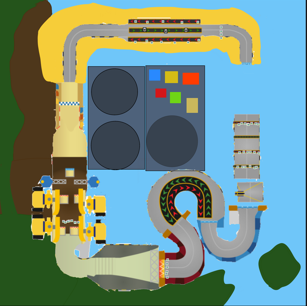 Toad's Factory - Mario Kart PC