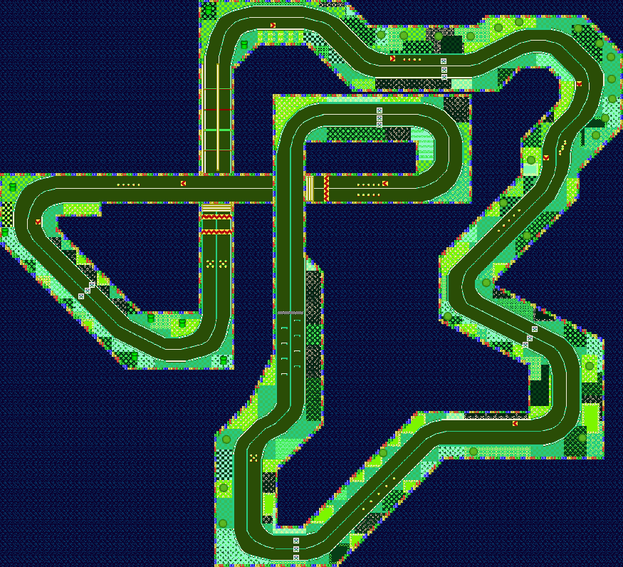 Ribbon Road (Past) - Mario Kart PC