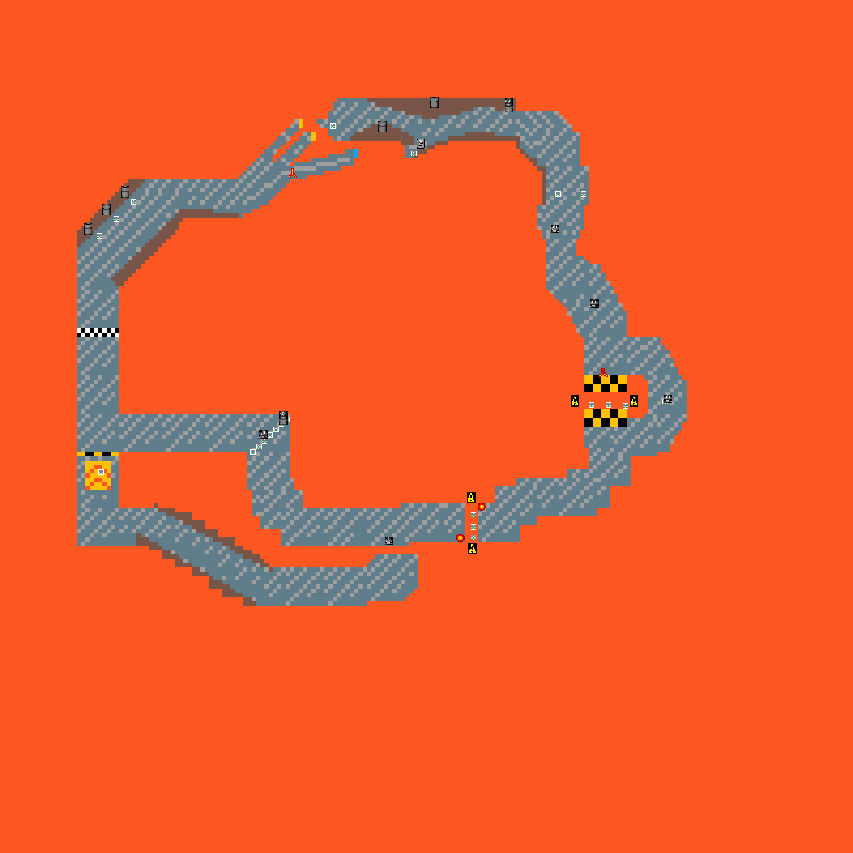 Violently Volcanic Construction Course - Mario Kart PC