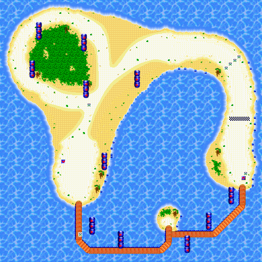 Crystal Coast - Beach 2 - Mario Kart PC