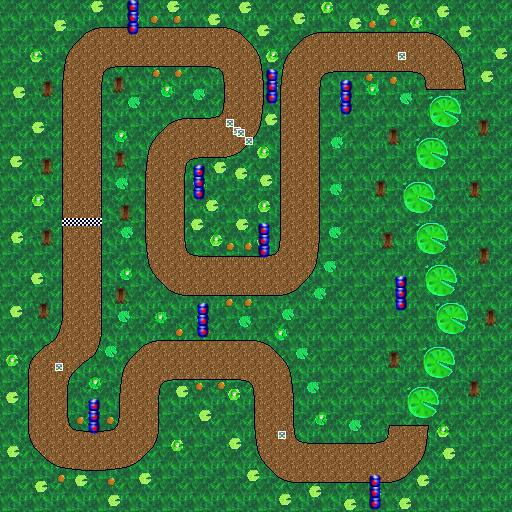 Swoop Swamp - Swamp 1 - Mario Kart PC