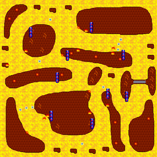 Lava Race - Lava 2 - Danger Slam - Mario Kart PC