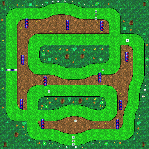 Swamp Race - Swamp 2 - Plateau Swamp - Mario Kart PC