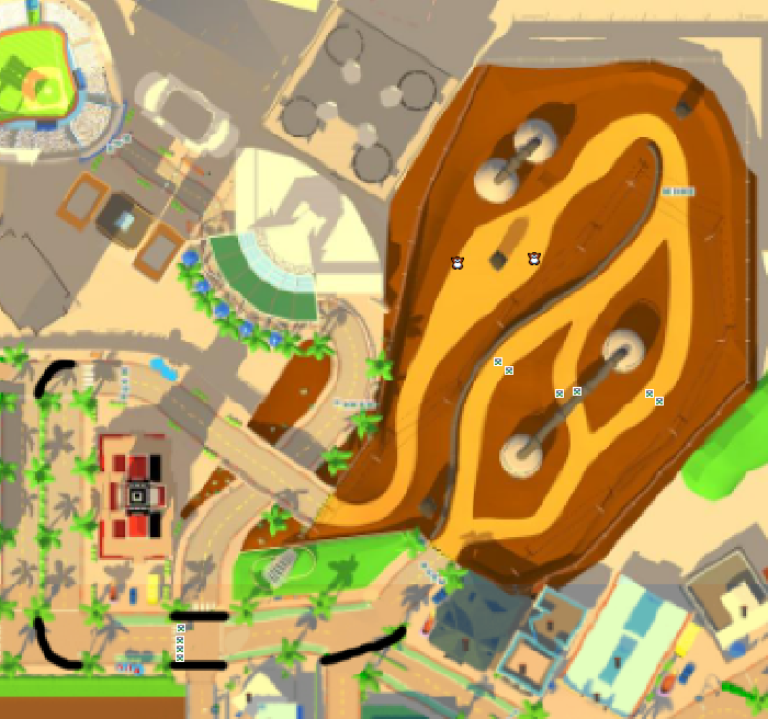 Los Angeles Laps 2 - Mario Kart PC