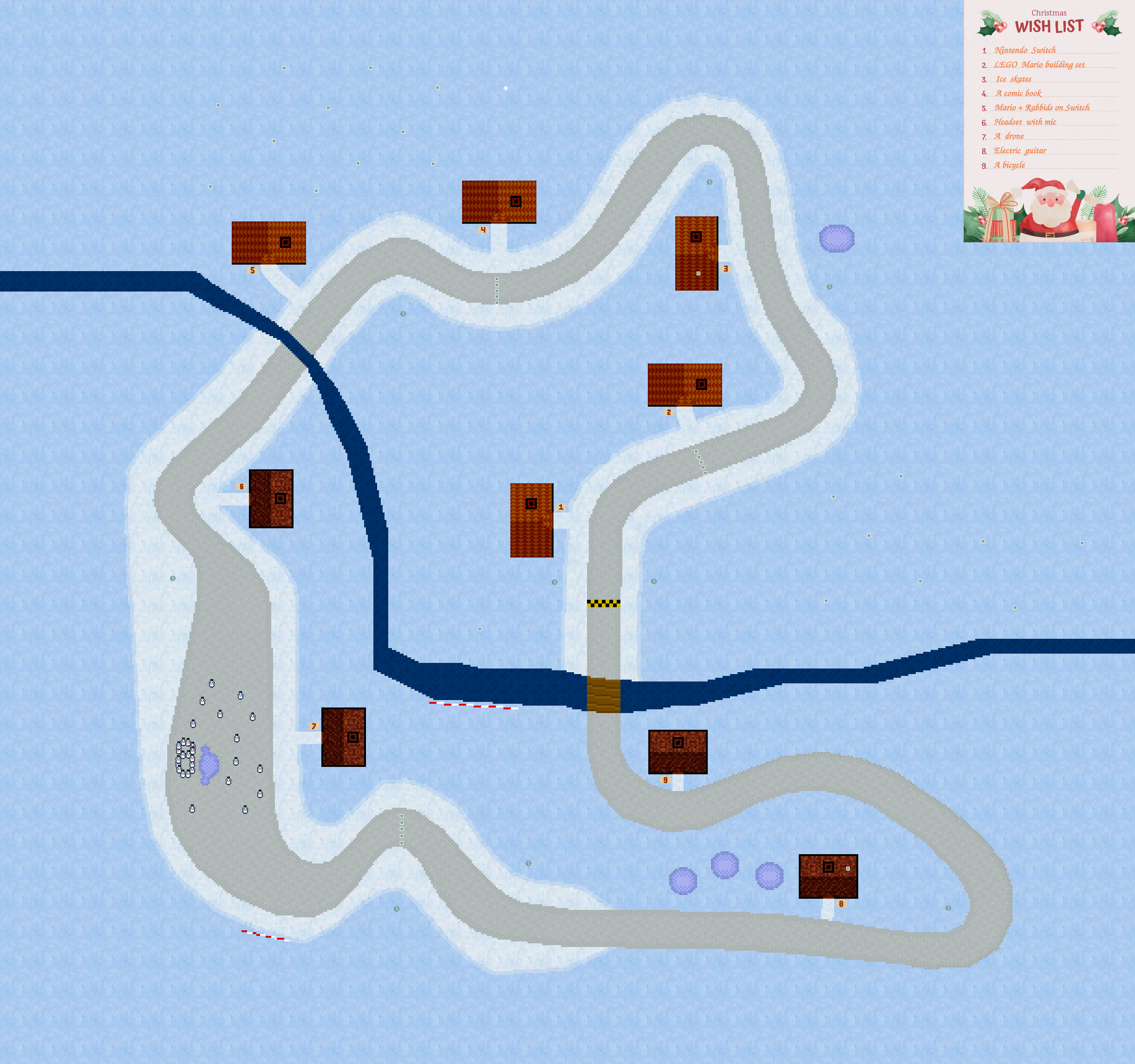 Christmas Land - Mario Kart PC