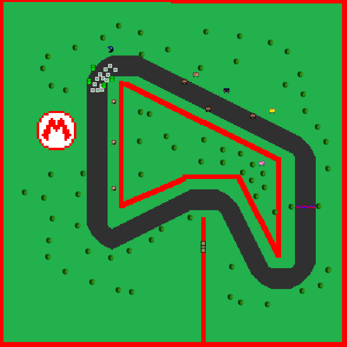 SNES Mario Circuit 1(Remake) - Mario Kart PC