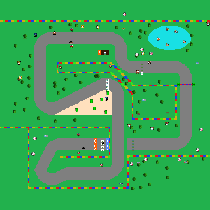 SNES Mario Circuit 2(Remake) - Mario Kart PC