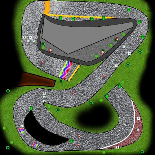 Night circuit 1 - Mario Kart PC