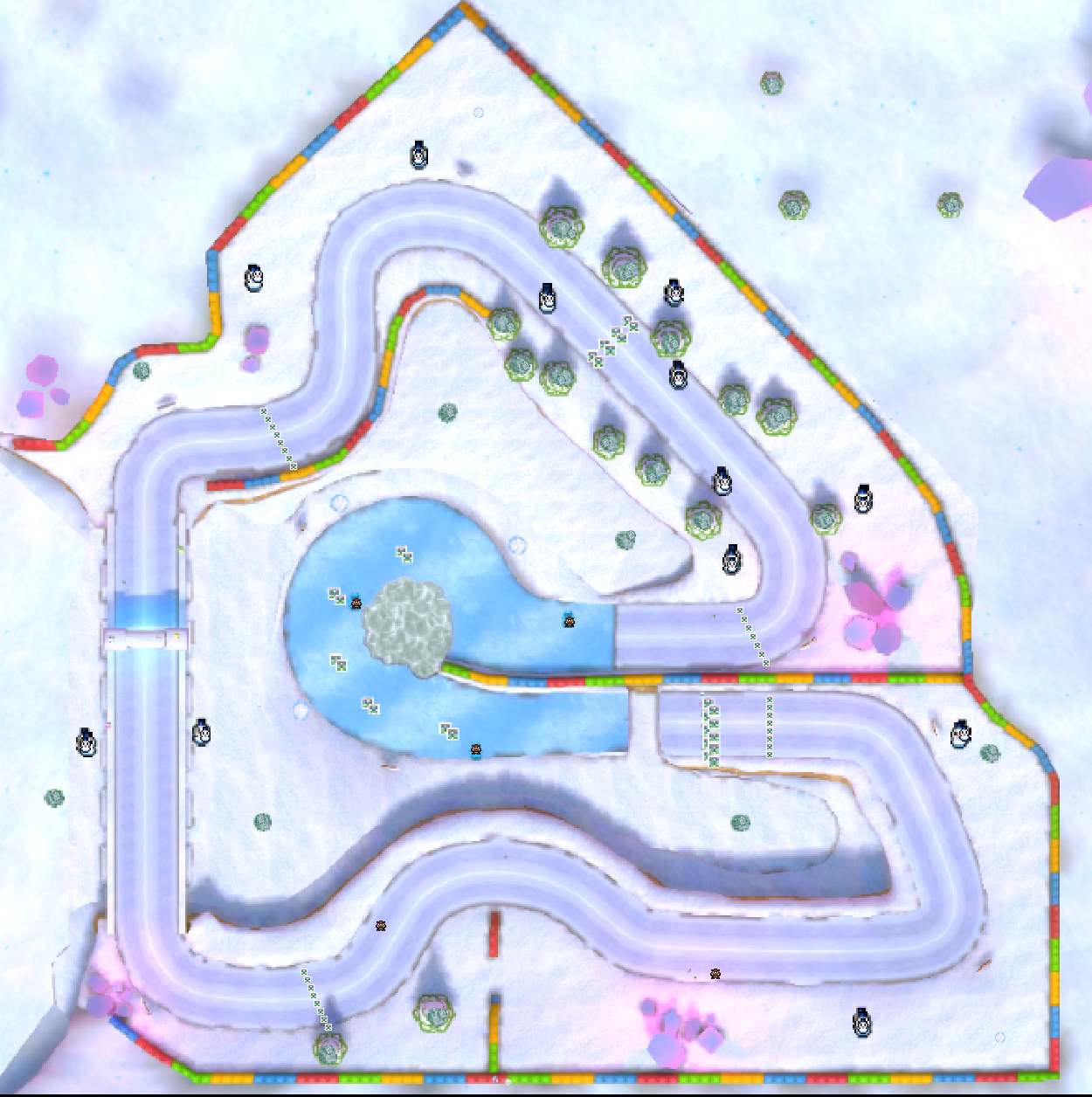 GBA Snow Land - Mario Kart PC