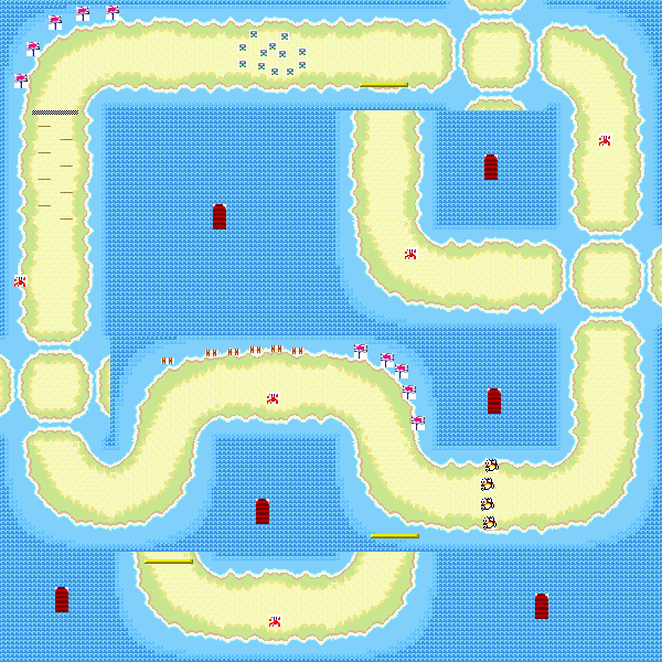 SNES Koopa Beach 1 - Mario Kart PC