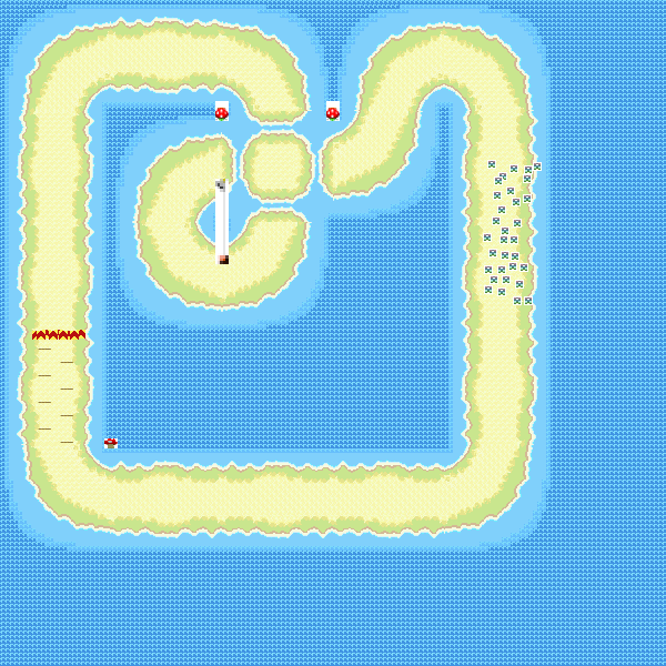 Blooper Island - Mario Kart PC