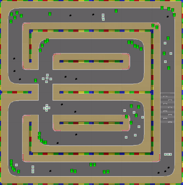 SNES Mario Circuit 5 - Mario Kart PC