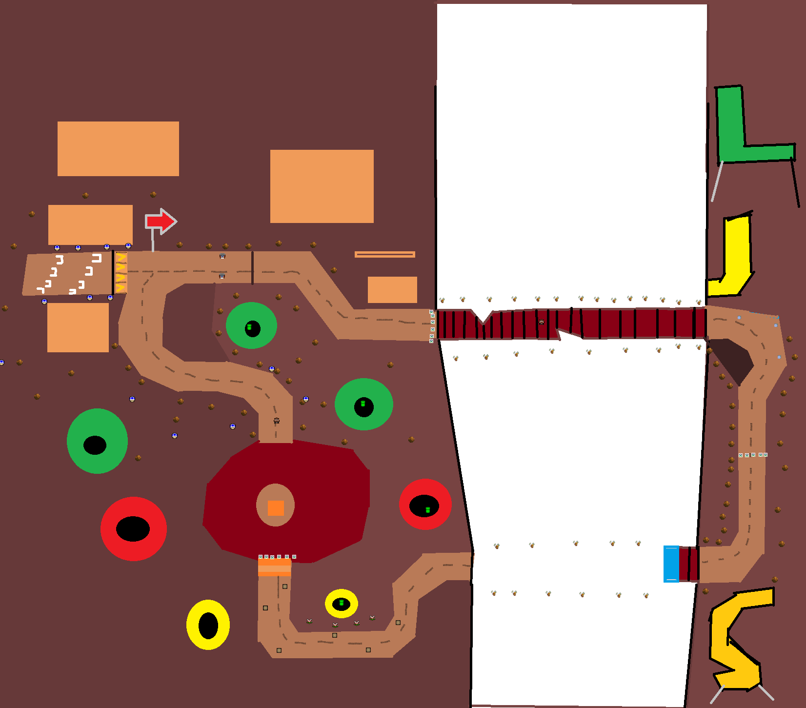 MKW Chocolate Cliffside - Mario Kart PC