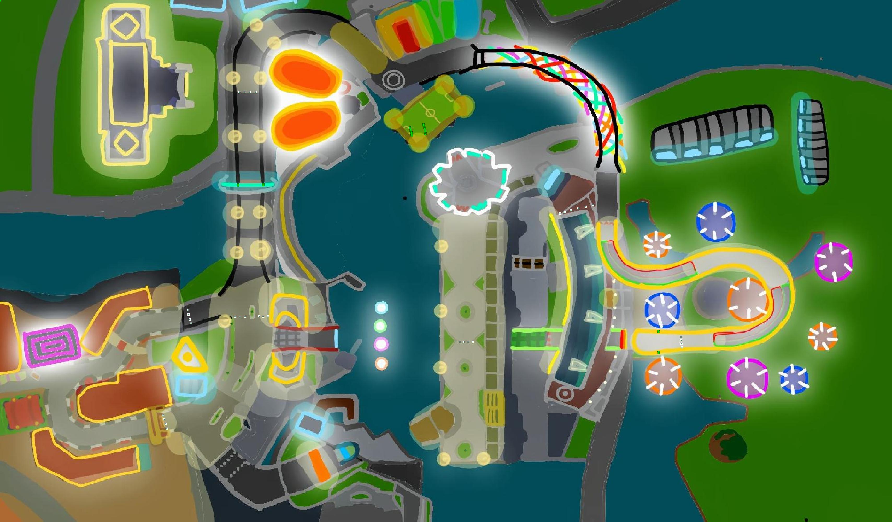 Tour Singapore Speedway - Mario Kart PC