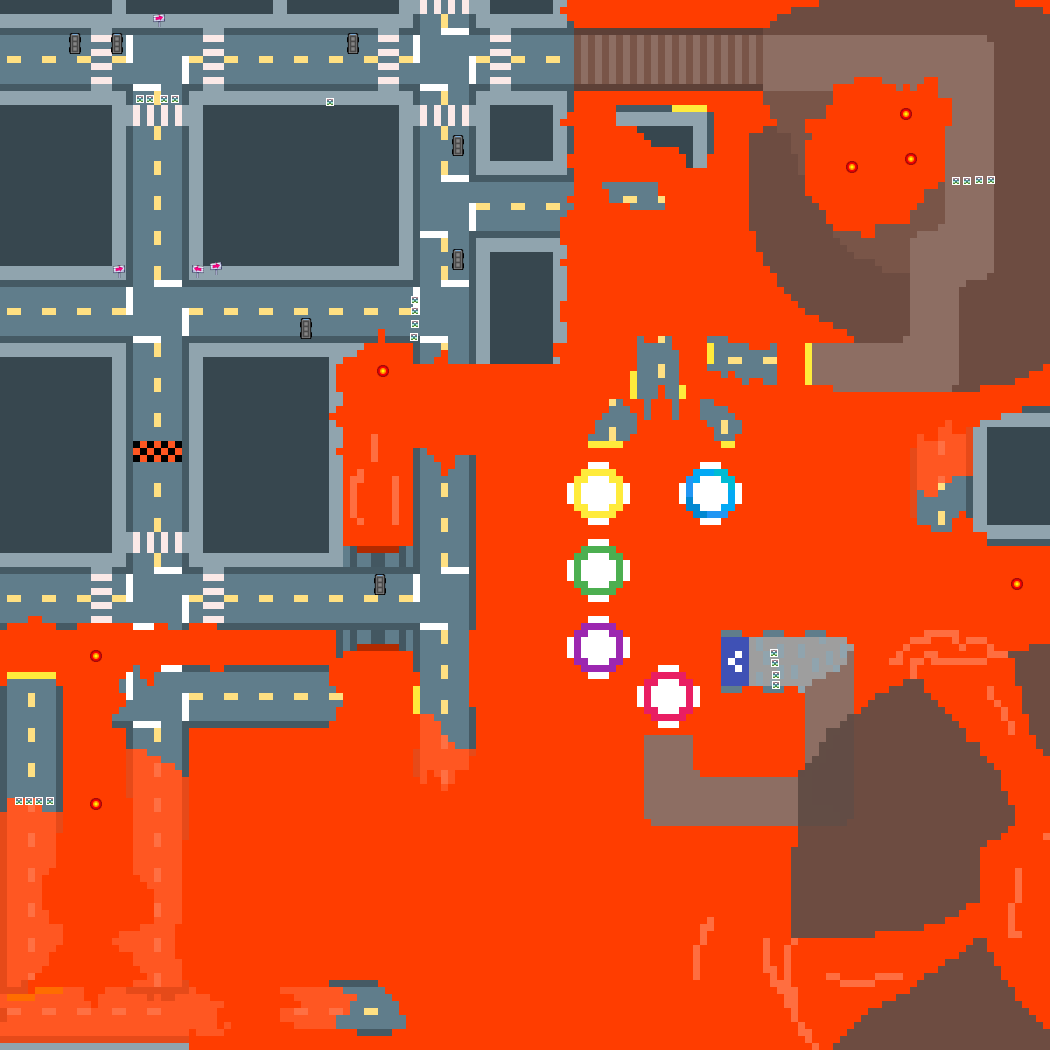 Fiery City - Mario Kart PC