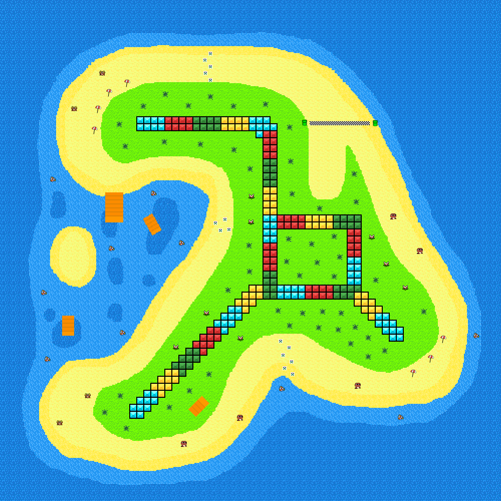 Koopa Beach 2 - Mario Kart PC