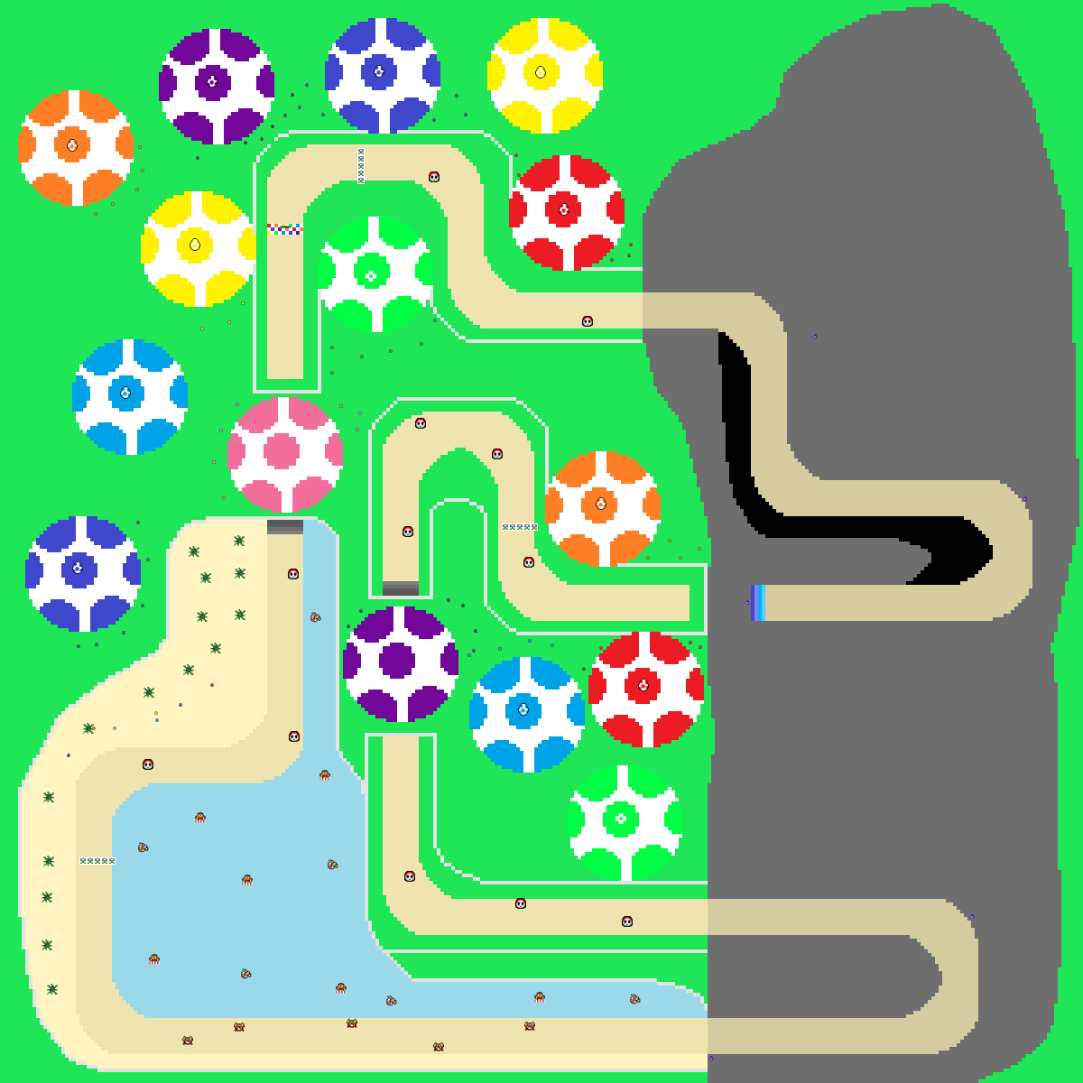 Yoshi's Island - Mario Kart PC