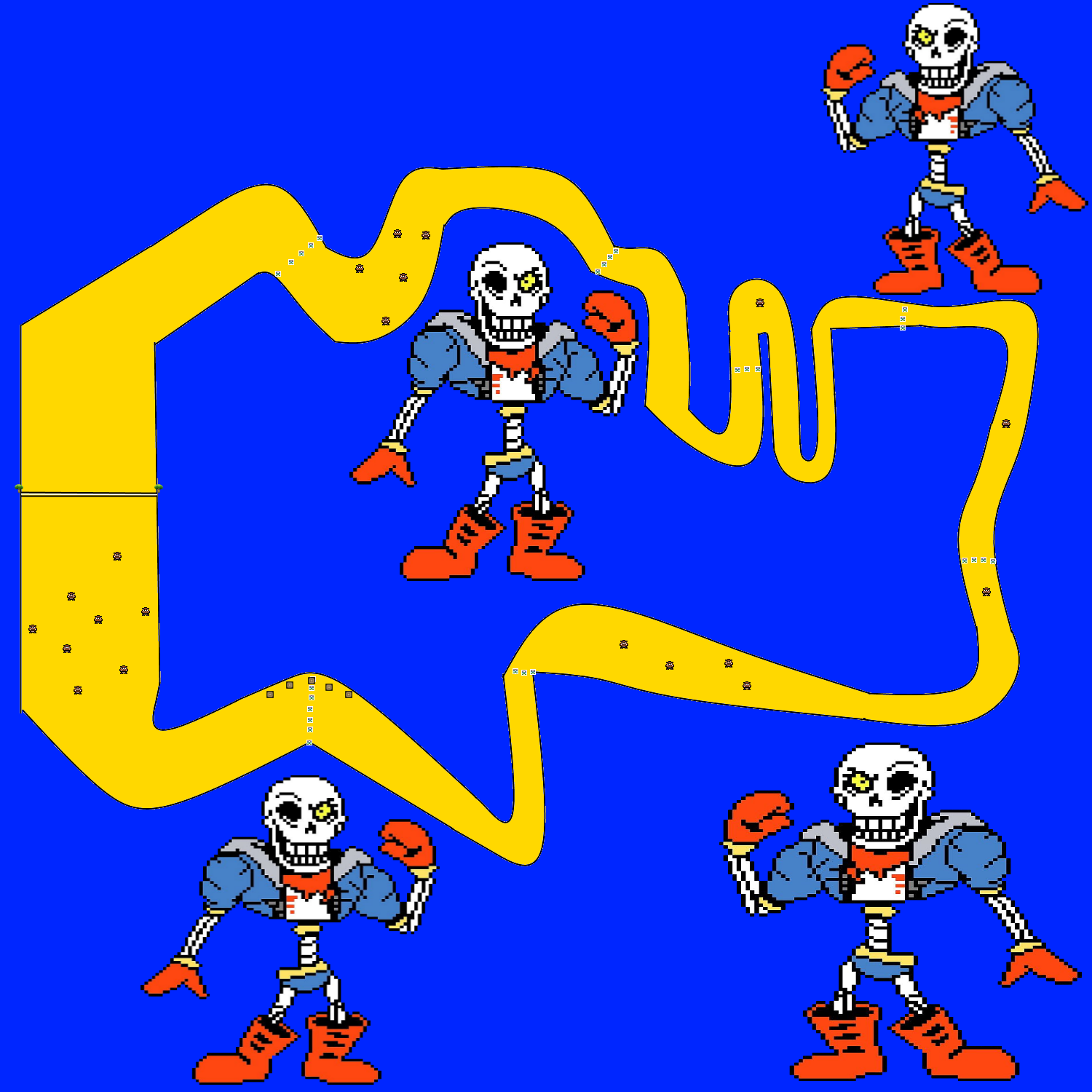 Disbelief Papyrus remix road - Mario Kart PC