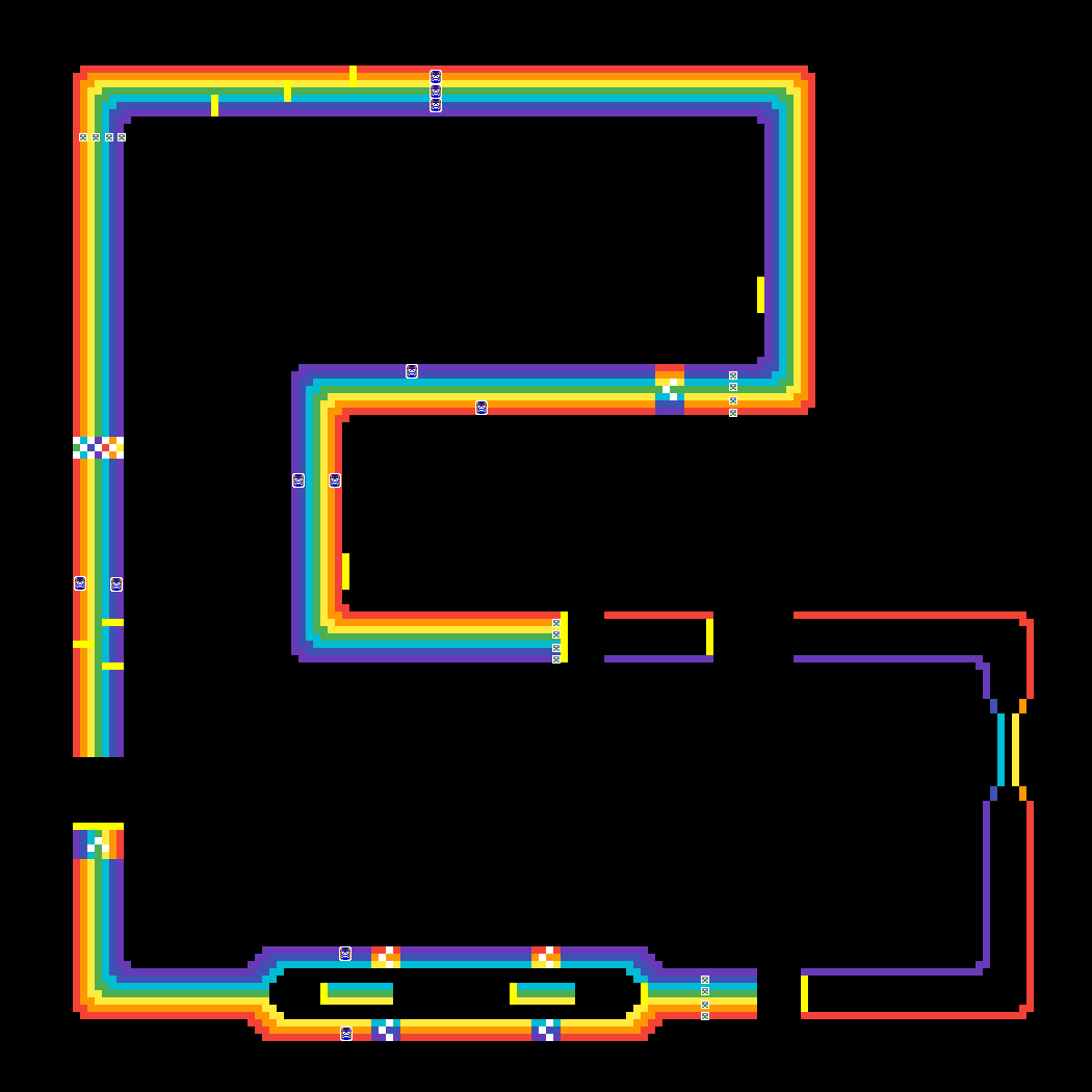 SNES Rainbow Road - Mario Kart PC