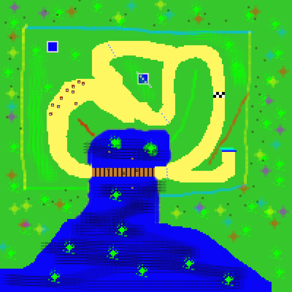 SPK - Donut Park 1 - Mario Kart PC