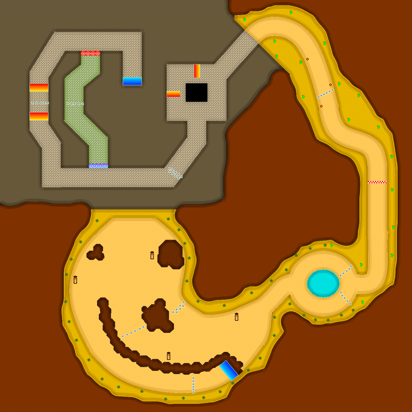 Sarasaland Desert - Mario Kart PC