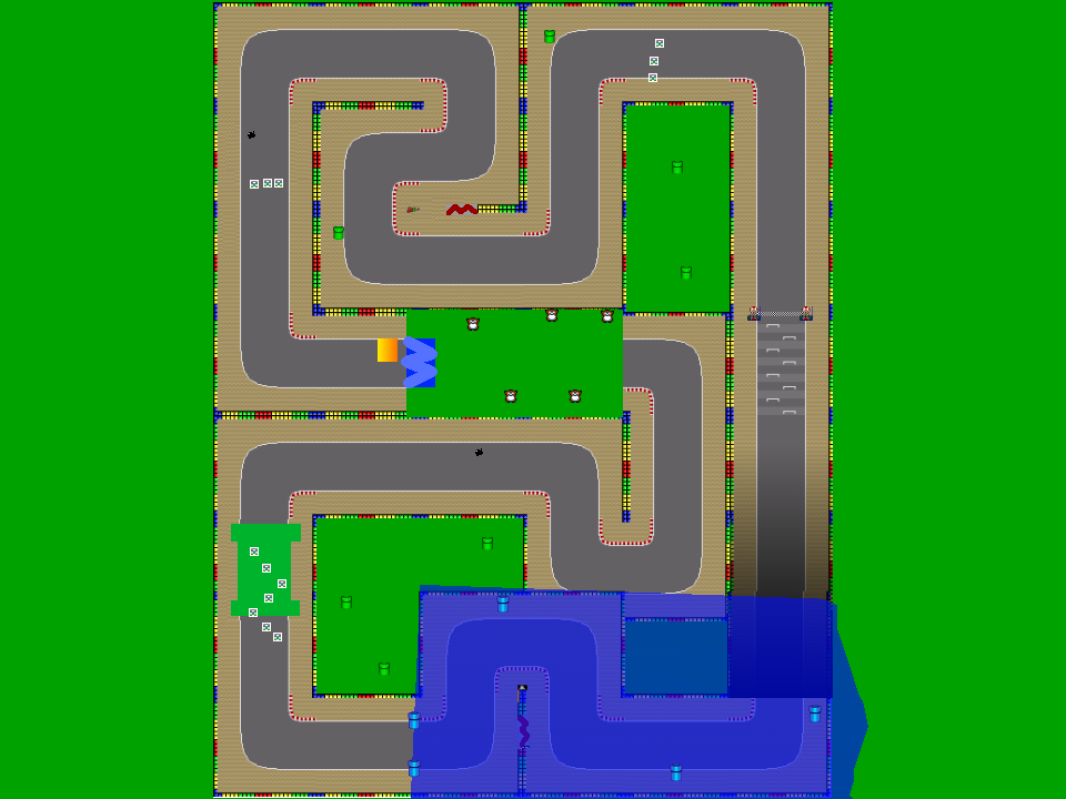 SNES Mario Circuit 4 - Mario Kart PC