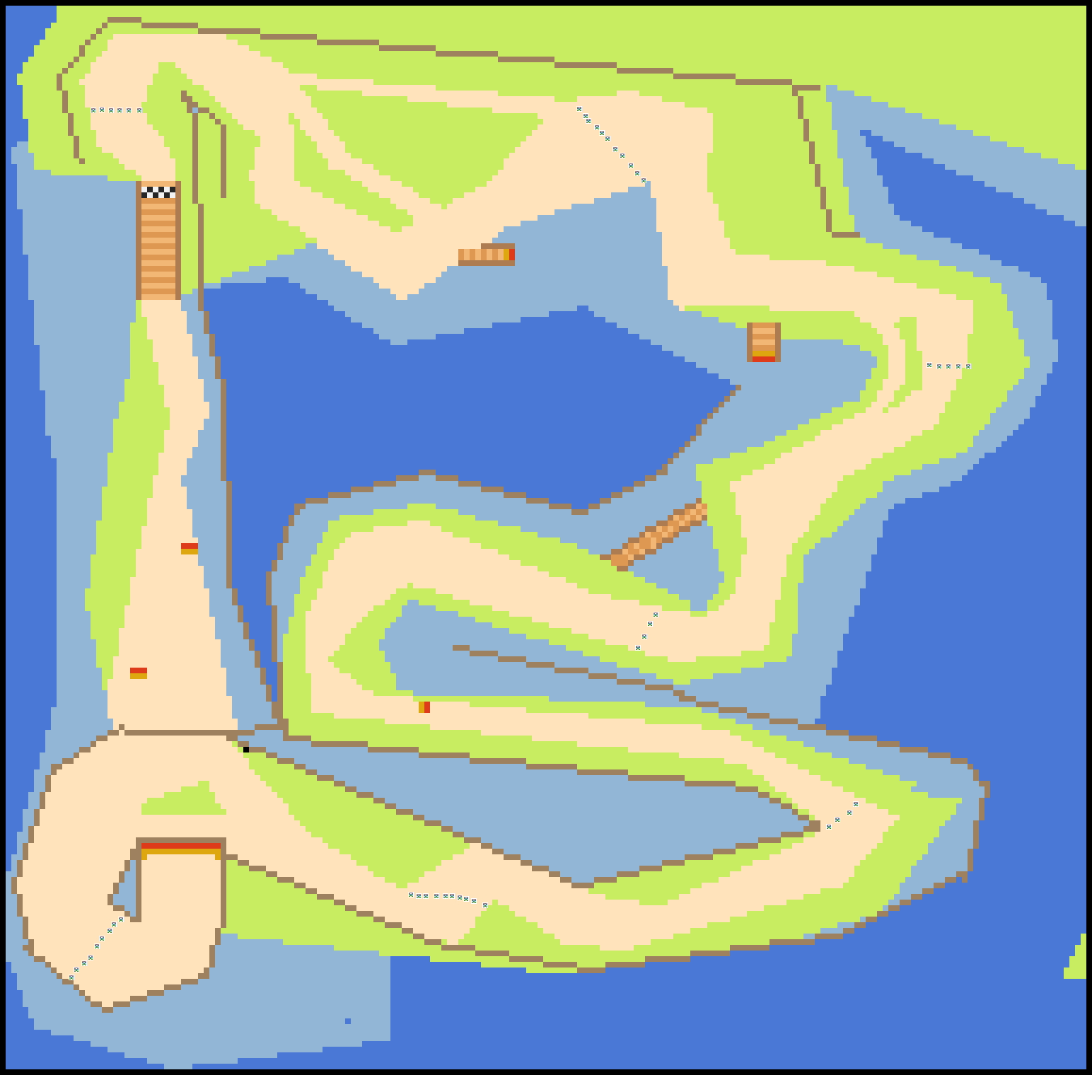 Riverside Park GBA - Mario Kart PC