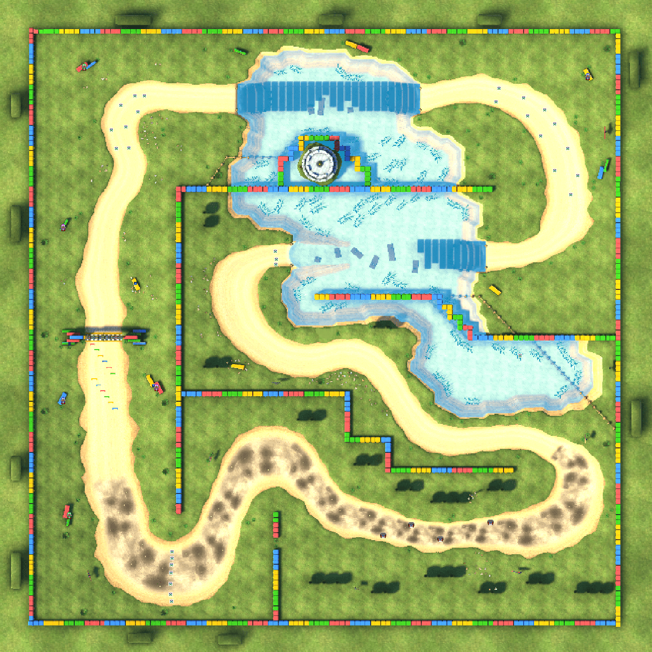 SNES Donut Plains 3 - Mario Kart PC