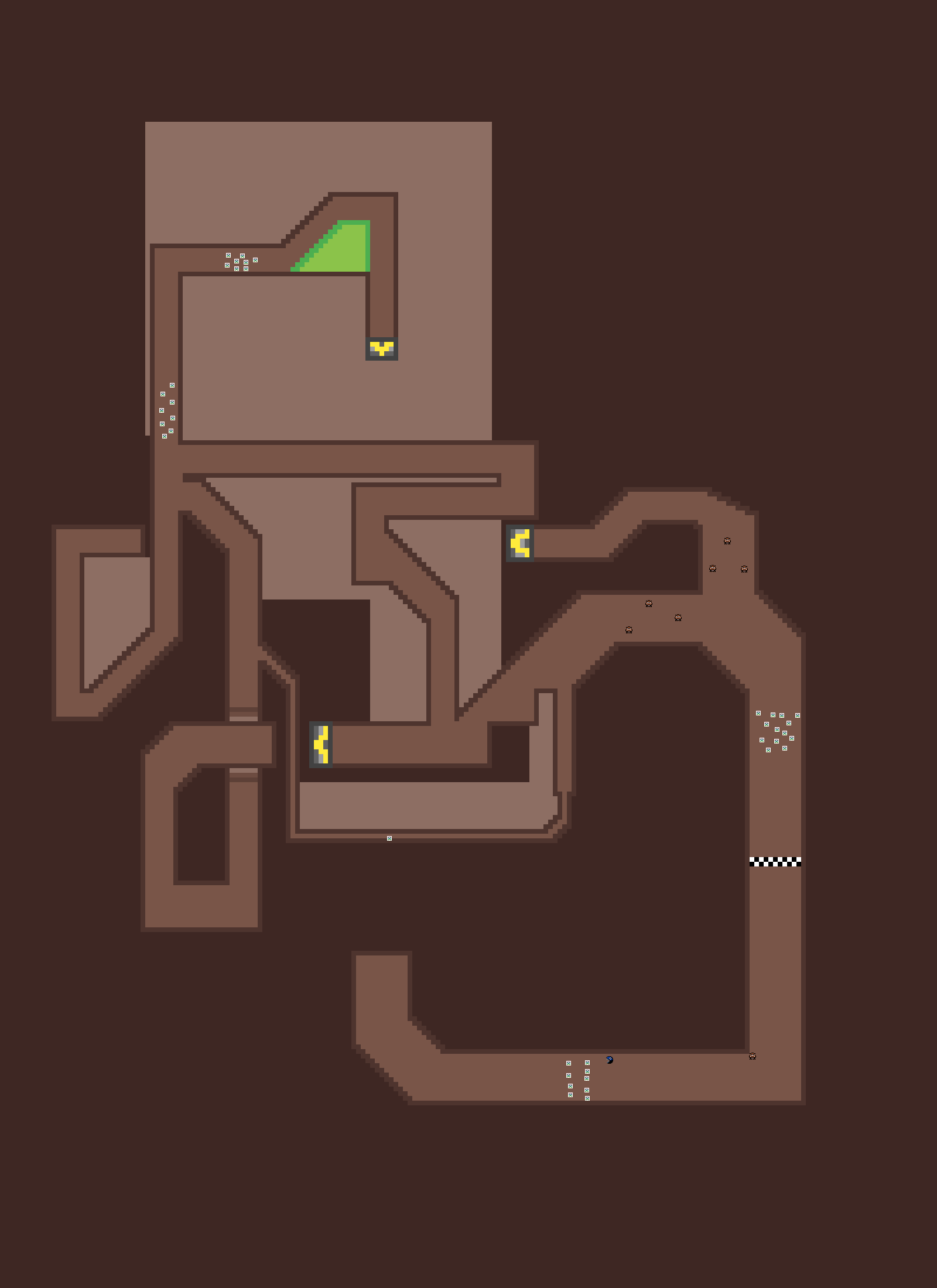 Goomba's Night Time Split-Path Raceway - Mario Kart PC