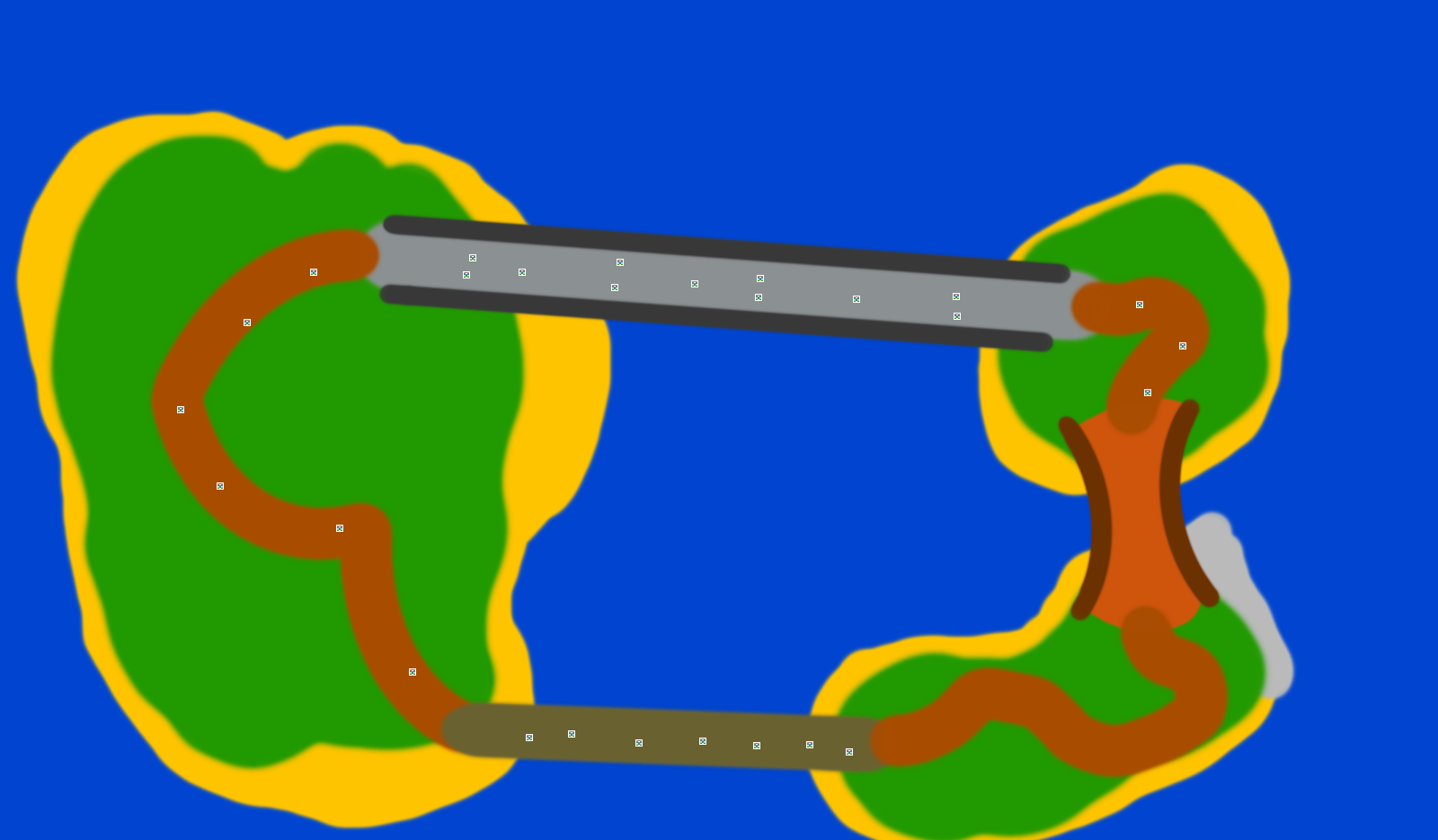 3 bridges road - Mario Kart PC