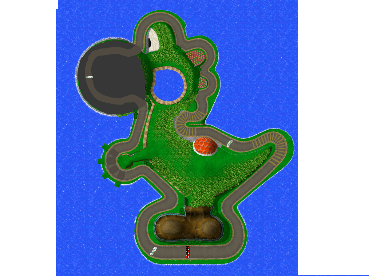 yoshi circuit GCN - Mario Kart PC