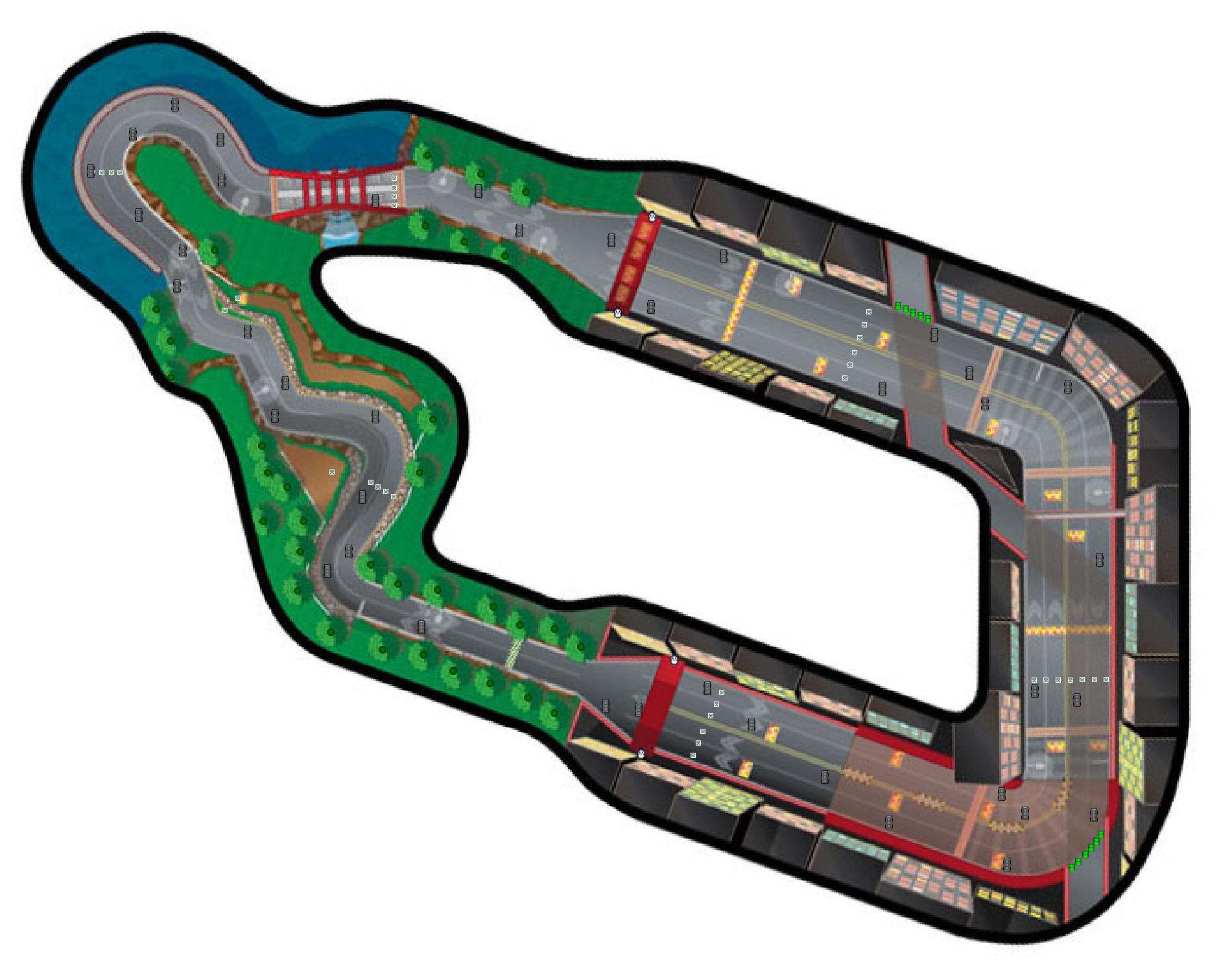 Wii Moonview Highway - Mario Kart PC