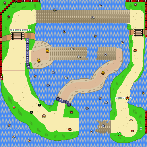 Twin Bridges 1 (Butter Bridge) - Mario Kart PC